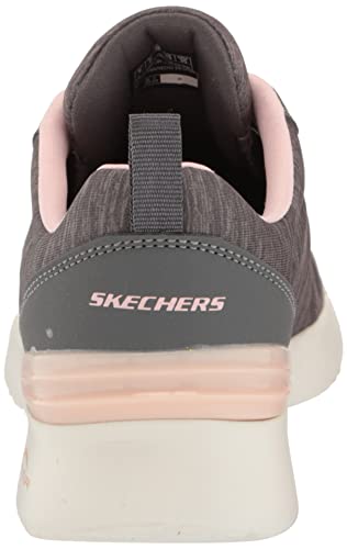 Skechers Sport Women's Women's Skech-AIR Dynamight Sneaker, CCPK=Charcoal/Pink, 5.5