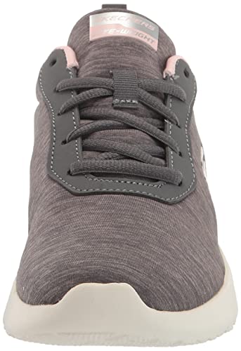 Skechers Sport Women's Women's Skech-AIR Dynamight Sneaker, CCPK=Charcoal/Pink, 5.5