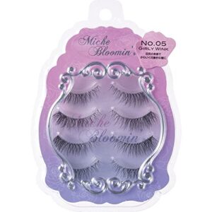 miche bloomin' 3d eyelashes no. 05 girly wink 4 pairs