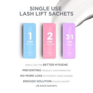 CLIONE PRIME Lash Lift Lotion - 15 Pcs Eyebrow Lamination Eyelash Perm Home & Professional Use Eyelash Lift Lash Perm Made in Korea