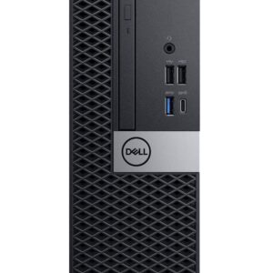 Dell Optiplex 7070-SFF, Core i5-9500 3.0GHz, 16GB RAM, 256GB NVMe Solid State Drive, DVD, Windows 10 Pro 64bit, Win 11 Compatible (Renewed)