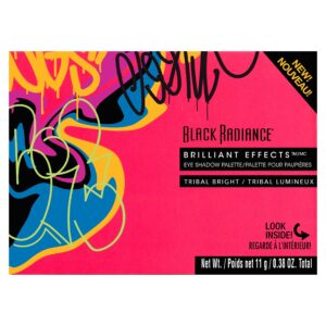 Black Radiance Brilliant Effects Eye Shadow Palette Tribal Bright