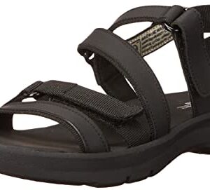 Rockport Women's Trail Tech Multi Sandal, Black ECO Washable, 9.5