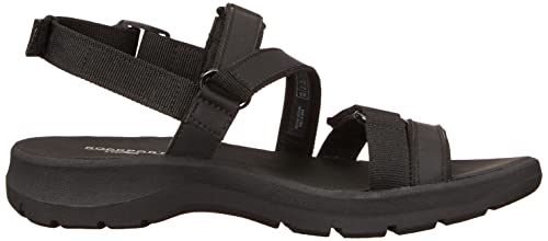 Rockport Women's Trail Tech Multi Sandal, Black ECO Washable, 9.5