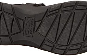 Rockport Women's Trail Tech Multi Sandal, Black ECO Washable, 9.5