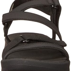 Rockport Women's Trail Tech Multi Sandal, Black ECO Washable, 9.5