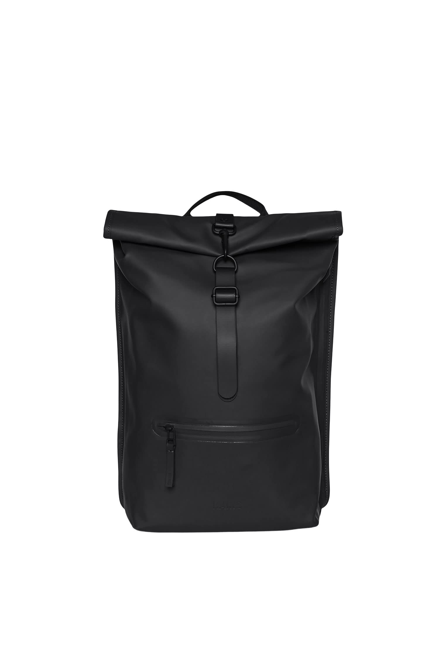 RAINS Rolltop Rucksack - Black