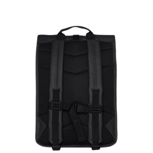 RAINS Rolltop Rucksack - Black