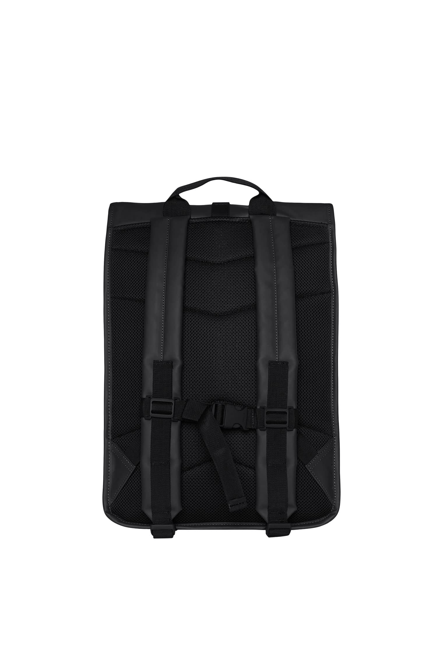 RAINS Rolltop Rucksack - Black