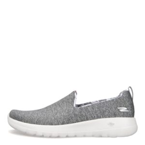 skechers women's go walk joy-bella yorkie sneaker, gray, 8.5 wide