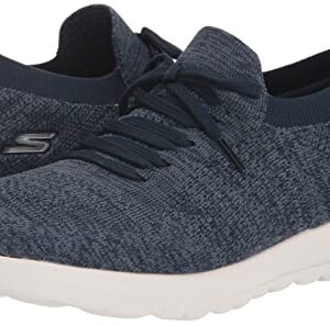 Skechers Women's GO Walk Joy-Abbie Sneaker, Navy, 9.5