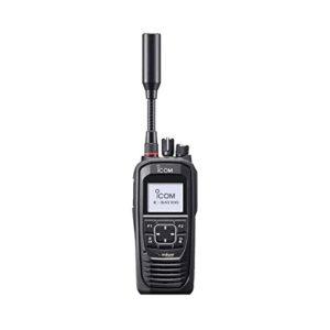 icom ic-sat100 icom & iridium satellite push-to-talk ptt transceiver two-way radio - global use