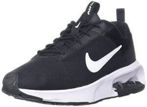 nike women's air max intrlk lite shoes, black/white/anthracite, 8