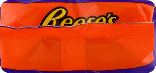 REESE'S Miniatures Milk Chocolate Peanut Butter Cups, Halloween Candy Bulk Bag, 31 oz