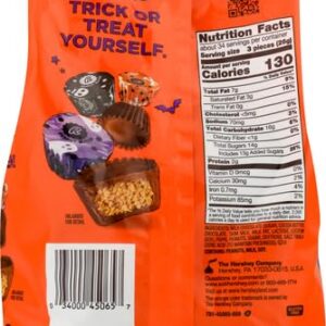 REESE'S Miniatures Milk Chocolate Peanut Butter Cups, Halloween Candy Bulk Bag, 31 oz