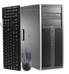 hp tower computer gaming pc [ intel core i7 processor, 16gb ram, 128gb ssd, 2tb hard drive, hdmi, wireless wifi] amd radeon rx 550 4gb, windows 10 (renewed)