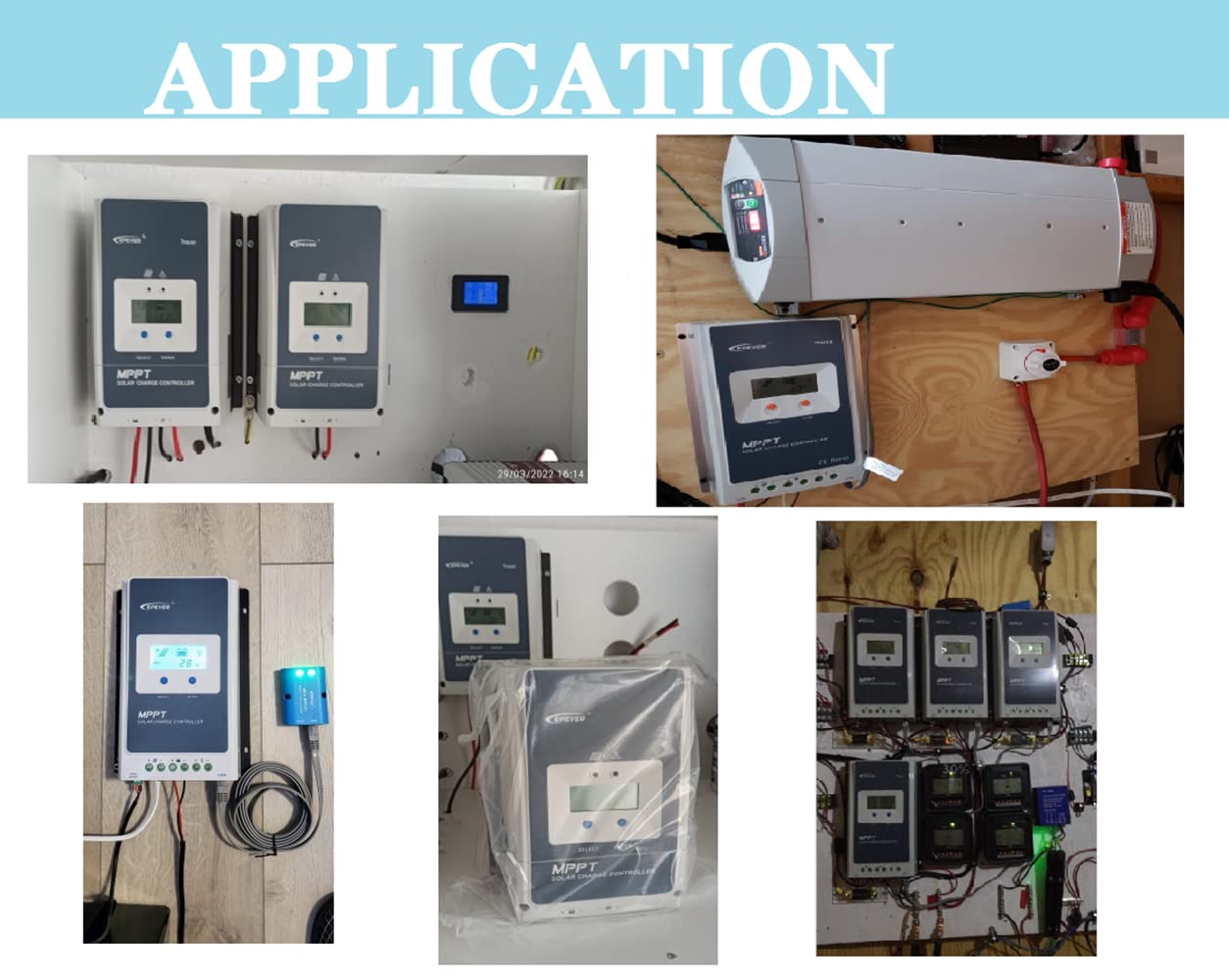 MPPT Solar Charge Controller 30A 12V/24V Auto Solar Panel Charge Controller Max.PV 100V Solar Charge Regulator with MT50 Remote Meter + Temperature Sensor RST + PC Monitoring Cable RS485