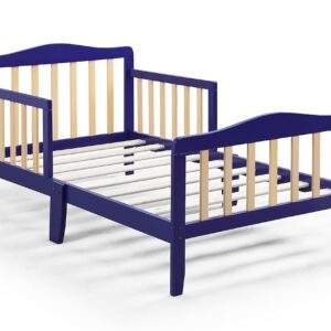 Olive and Opie Twain Toddler Bed in White and Black