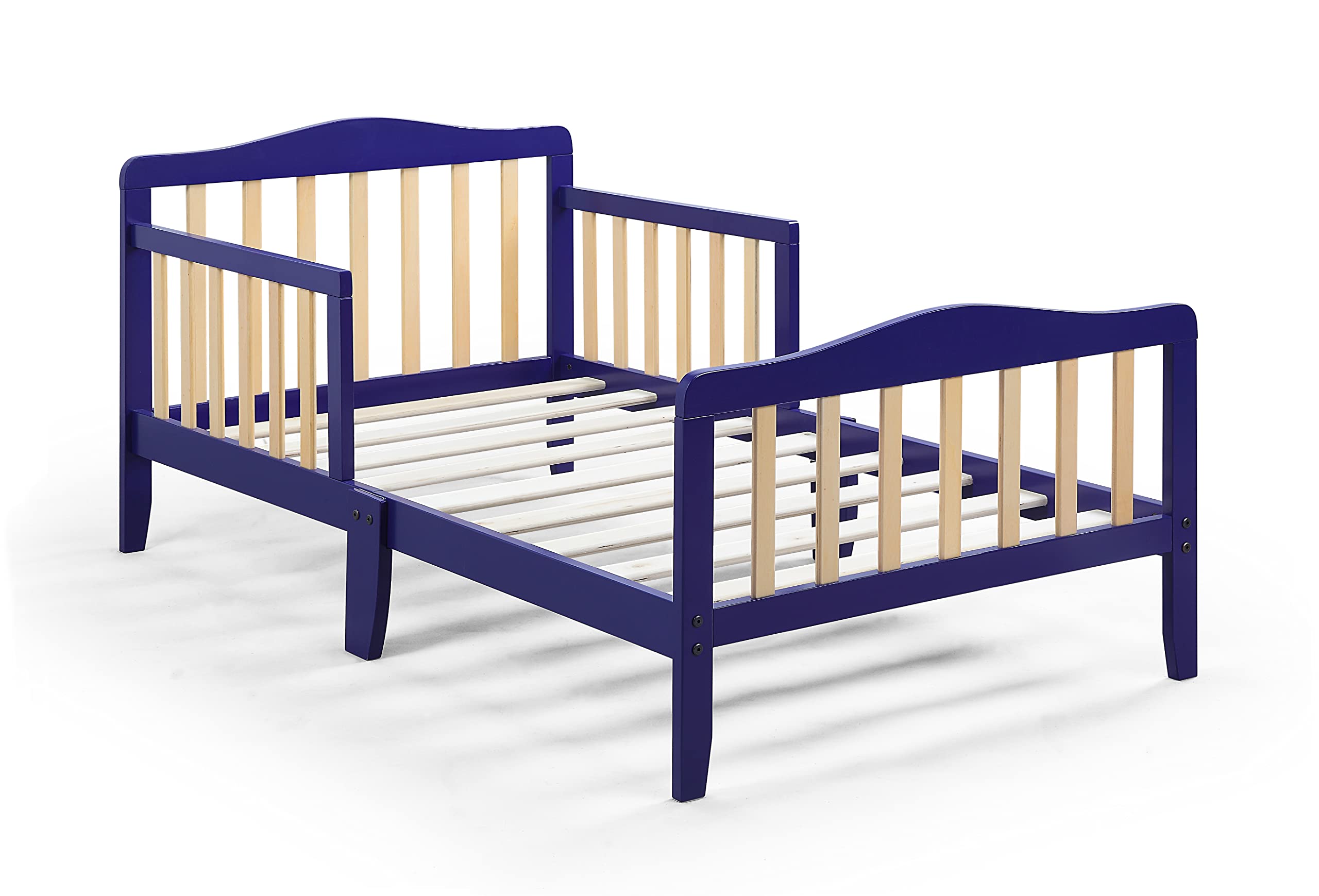 Olive and Opie Twain Toddler Bed in White and Black