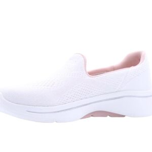 Skechers Go Walk Arch Fit - Imagined White/Light Pink 10 B (M)