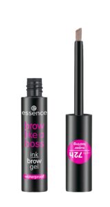 essence | brow like a boss brow gel | waterproof & smudge proof tinted brow gel | vegan & cruelty free, paraben free (03 | dark brown)