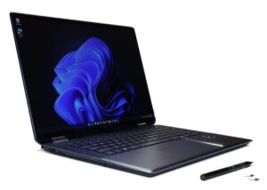 best notebooks new spectre 2-in-1 laptop 16-f0013dx 16" 3k+ (3072 x 1920) multitouch display evo 11th gen i7-11390h up to 5ghz 16gb ram active pen plus stylus pen light (1tb ssd|16gb ram|11 pro)