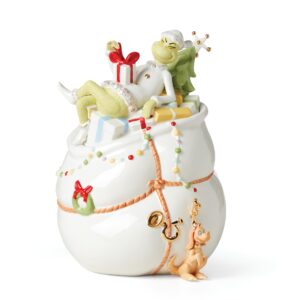 lenox 894169 merry grinchmas cookie jar