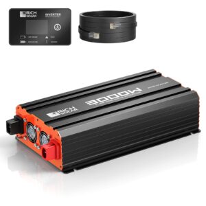 rich solar 3000 watt 12 volt industrial pure sine wave inverter 12v dc to 110v ac converter for rv trailer marine off grid home