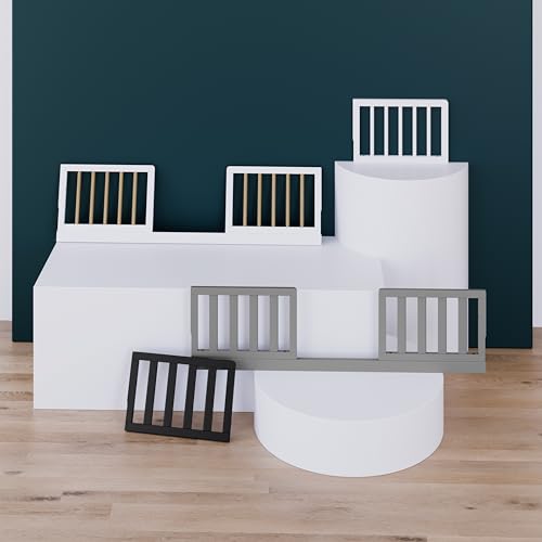 Graco Toddler Safety Guardrail Kit with Dowels (Pebble Gray) for Storkcraft & Graco Crib Conversion – GREENGUARD Gold Certified