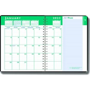 House of Doolittle Express Track Recycled Weekly Appointment Book/Monthly Planner, 8 x 5, Black Cover, 13-Month (Jan to Jan): 2023 to 2024