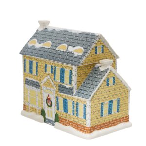 Department 56 National Lampoon's Christmas Vacation The Griswold House Sculpted Canister Cookie Jar, 13.78 Inch, Multicolor