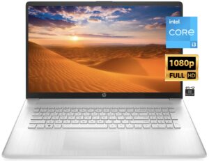 hp 2022 pavilion 17.3" fhd ips laptop computer, intel dual core i3-1115g4 (upto 4.1ghz, beats i5-1030g7), 8gb ram, 256gb pcie ssd,uhd graphics, bluetooth, hdmi,wifi, webcam, windows 11+hubxcelcables