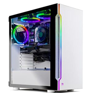 Skytech Gaming Archangel 3.0 Gaming PC Desktop – Intel Core i5 10400F 2.9 GHz, NVIDIA RTX 3060, 1TB NVME SSD, 16GB DDR4 RAM 3200, 600W Gold PSU, 11AC Wi-Fi, Windows 11 Home 64-bit,White