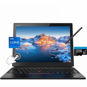 lenovo thinkpad x1 tablet gen 3, 13'' ips touchscreen 400 nits qhd+(3000x2000) 2-in-1 laptop, intel core i7-8650u, 8gb ram 256 gb pcie ssd, windows 10 pro, bundle with 256gb micro sd card