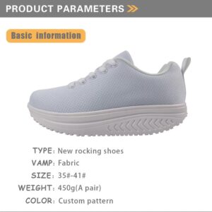 FOR U DESIGNS Women’s Lace-up Walking Shoes Lightweight Tennis Shoes Casual Running Sneakers Butterfly Print Sports Shoes Size 7