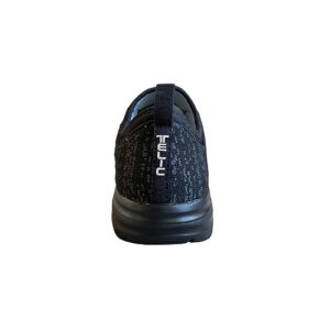 TELIC Women's Aftersport Recovery Shoes, Black Diamond, Size 8