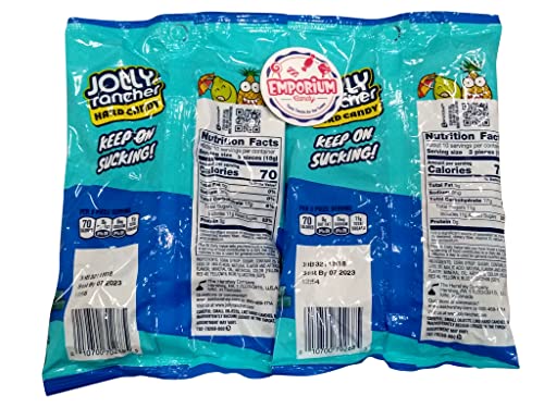 Tropical Hard Candy - Two 6.5 ounce bags of Fresh Delicious Fruit Punch Golden Pineapple Lime Mango Hard Candy