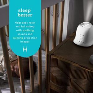 Homedics Sound Machine and Projector with 6 Soothing Sleep Sounds for Your Baby and Kids and Tilt Projector with 9 Images to Help Your Kids Fall Asleep