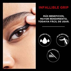 L’Oréal Paris Cosmetics Infallible Grip Precision Felt Eyeliner, Smudge Resistant, Long Lasting Waterproof Eyeliner, Black, Black, 0.03 fl oz