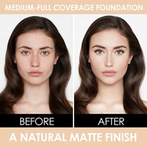 FOCALLURE 2 Pcs Liquid Foundation, Skin Evolution Foundation + Concealer, Full Coverage Foundation Makeup, Durable, Waterproof, Oil-Control, Hides Wrinkles & Lines, Warm Ivory