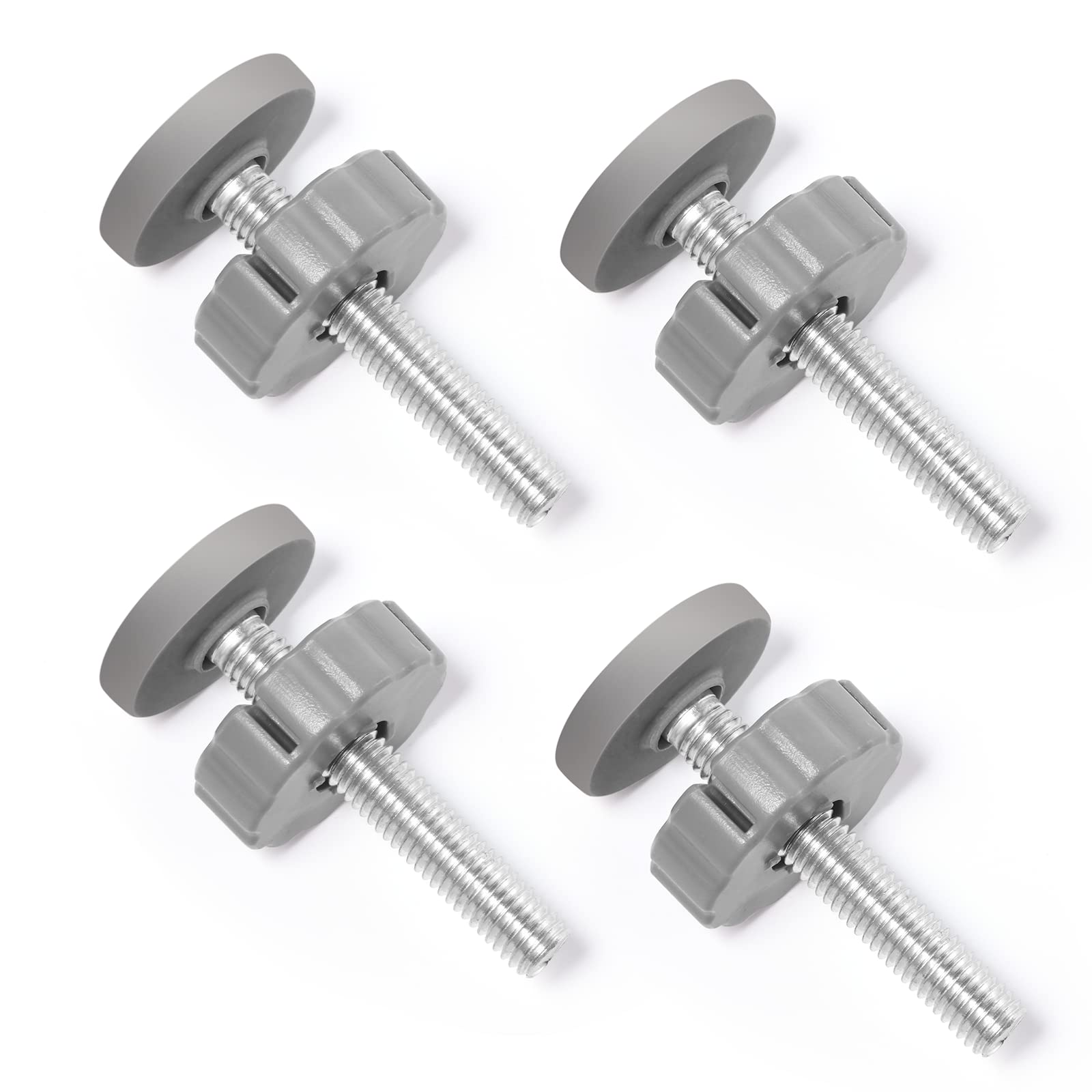 Babelio Pressure Gates Threaded Spindle Rods M10 (10 mm), Baby Gates Accessory Screw Bolts Kit Fit for All Pressure Mounted Walk Thru Gates