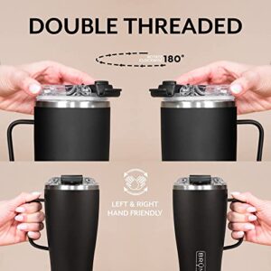 BrüMate Toddy XL - 32oz 100% Leak Proof Insulated Coffee Mug with Handle & Lid - Stainless Steel Coffee Travel Mug - Double Walled Coffee Cup (Matte Clay)