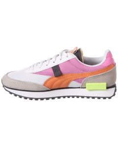 puma future rider play on opera mauve/deep apricot/gray violet 8.5 b (m)