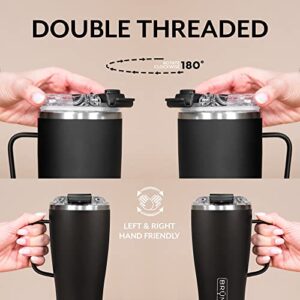 BrüMate Toddy XL - 32oz 100% Leak Proof Insulated Coffee Mug with Handle & Lid - Stainless Steel Coffee Travel Mug - Double Walled Coffee Cup (OD Green)