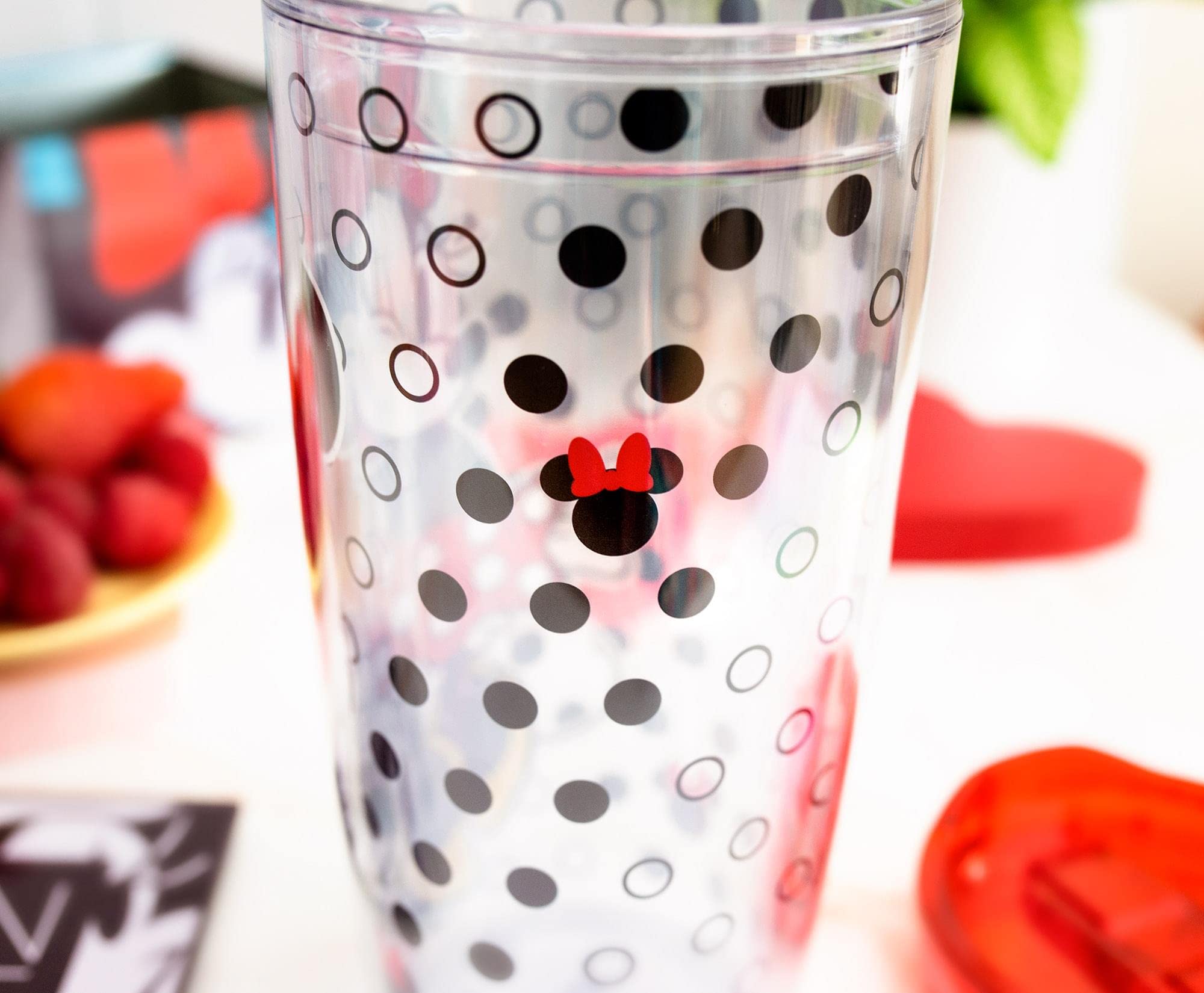 Disney Minnie Mouse Travel Tumbler with Slide Close Lid | Holds 20 Ounces