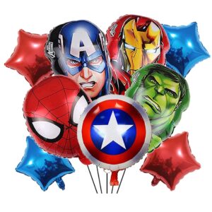 boys birthday party balloon decoration party supplies,superhero birthday party mylar foil balloon (super hero kit)