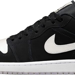 Nike Men's Air Jordan 1 Low Shoes, Black/Multi-color/White/Black, 9