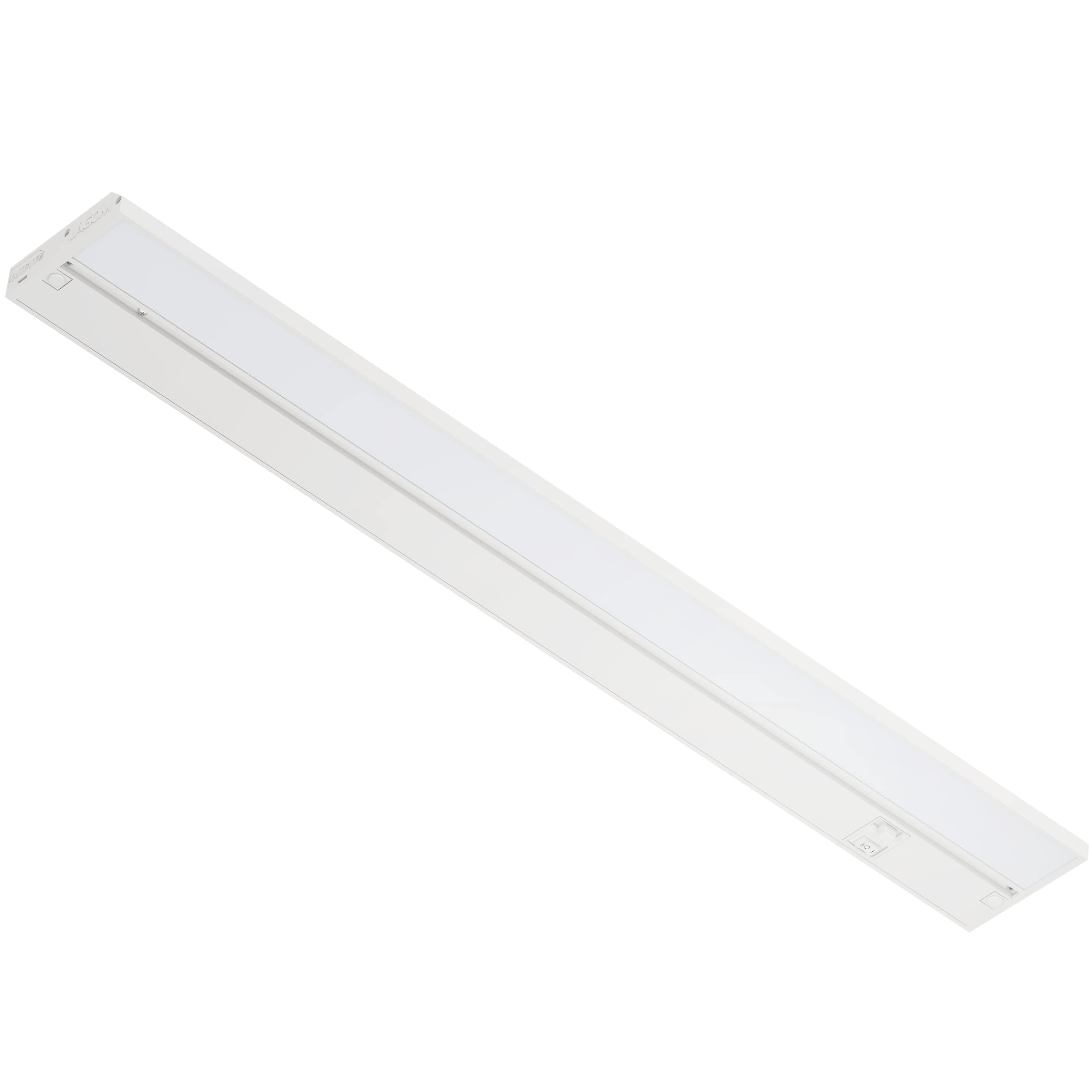 LAGOM 22" Direct Wire Dimmable LED Under Cabinet Lights, Selectable 2700K/4000K/5000K, Selectable Brightness, White Finish, UC0122WH27