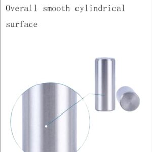 100 Pieces 304 Stainless Steel Cylindrical locating Dowel pin,Diameter 1.5mm; Total Length 6mm.