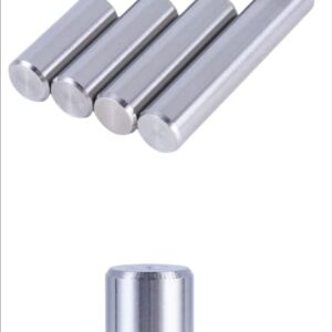 100 Pieces 304 Stainless Steel Cylindrical locating Dowel pin,Diameter 1.5mm; Total Length 6mm.